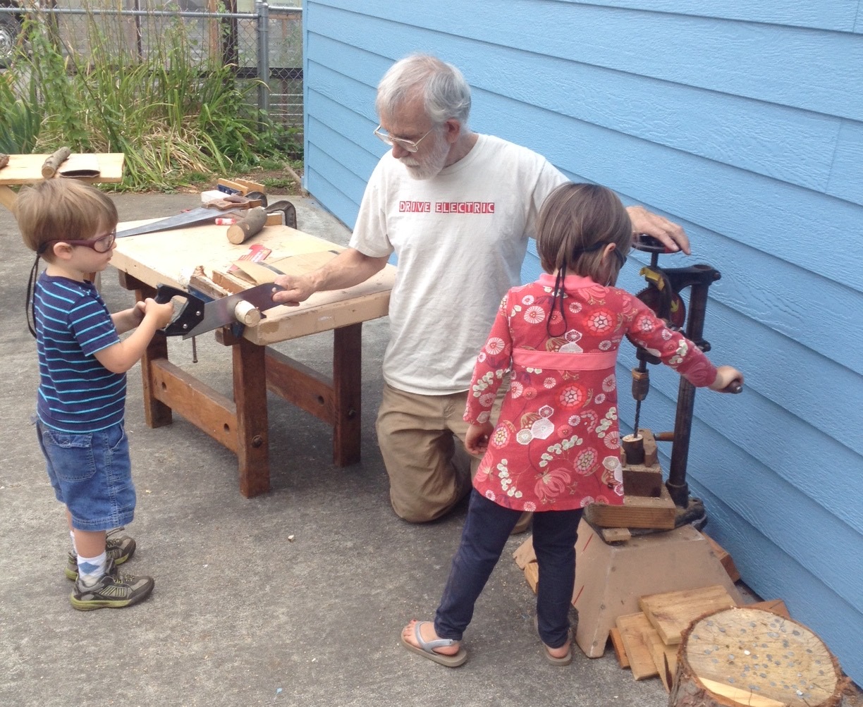 Kids and the Hand Operated Drill Press - Hands On Books